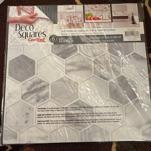 Wall Decor | 66 Square Feet Deco Squares Contact Brand Self Adhesive ...